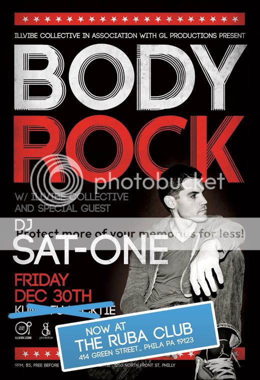 Bodyrock ~ Tonight at The Ruba Club ~ New Venue ~... - gL Productions