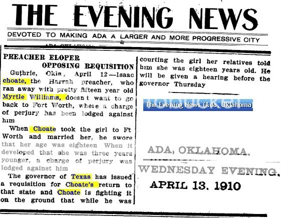 Isaac Choate Family - OUR LEGACY